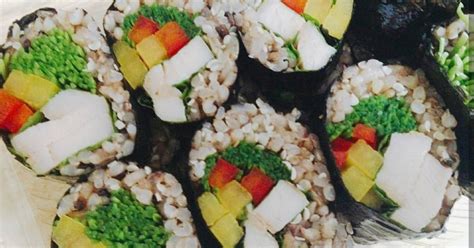 훈제 닭 가슴살 김밥