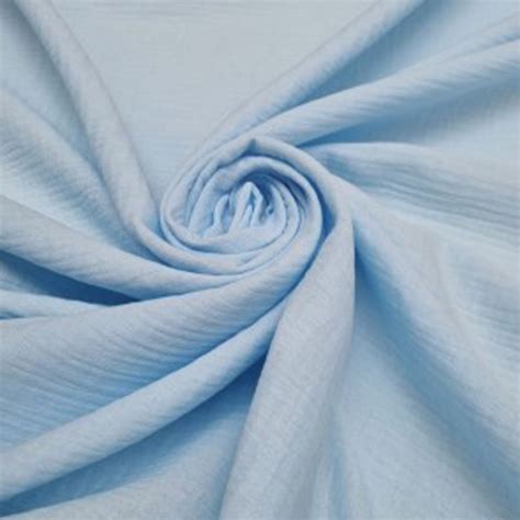 Sky Cotton Double Gauze Fabric By The Meter For Your Confections Bed