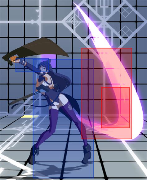 File BBTAG Blake AAA Hitbox Png Dustloop Wiki