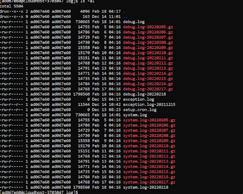 how to view ssh log files nexcess