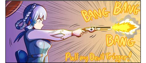 Kamisato Ayaka And Kamisato Ayaka Genshin Impact Drawn By Hifunico Danbooru