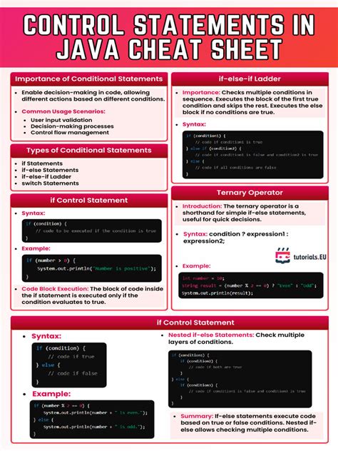 Day 6 Control Statements If Else And Ternary Operators Pdf