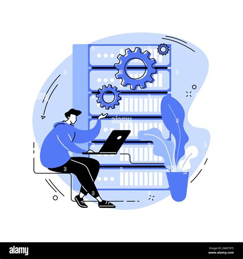 Big Data Developer Abstract Concept Vector Illustration Big Data Management And Storage