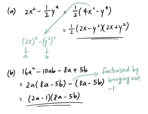 5 12 13 Factorisation With Formula And Grouping Mathcally