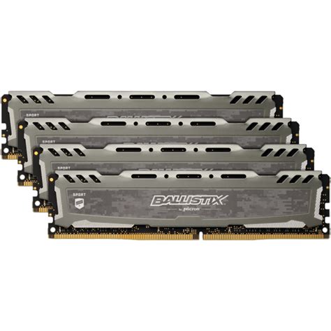 Ram Ddr4 64gb Kit 4x16 Pc4 25600 3200mt S Cl16 Dr X8 Crucial Bx Sport