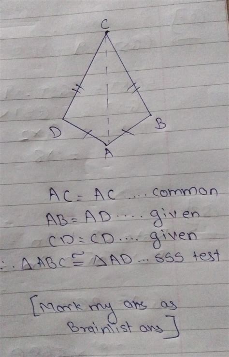 Show That ABC ADC Brainly In