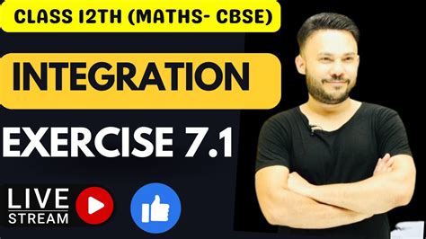 Ex 7 1 Q1 To Q22 Lec 1 Intro Integral Ncert Class 12 Chapter 7 Basic Integration