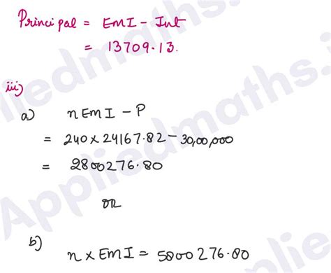 Applied Maths Question Paper Class CBSE