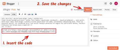 How To Add Contact Form Widget To Blogger Elfsight