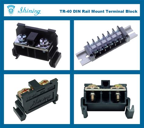Tr 40 Rail Mount Quick Release 40a Terminal Block Shining Eande Industrial