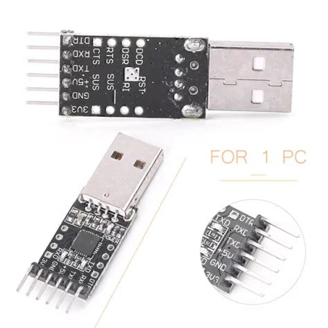 Convertitore Seriale 6 Pin Da Usb 2 0 A Ttl Uart Cp2102 Stc