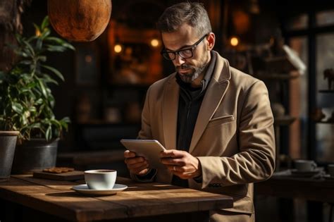 Premium Photo Person Multitasking During A Virtual Call With A Notepad And Coffee In Hand