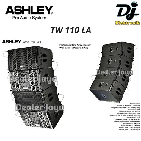 Jual Speaker Line Array Ashley TW LA TW LA TW LA
