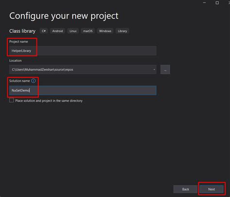 create a dotnet standard library step by step a cloud techie