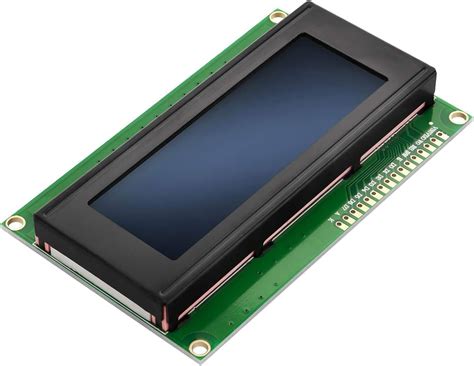 Azdelivery Hd44780 2004 Lcd Display 4 X 20 Characters With Blue Background And White Characters