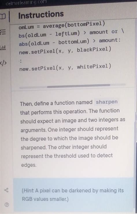 Solved The Edge Detection Function Detectedges Described