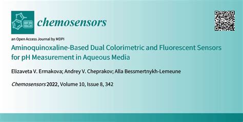 Chemosensors Mdpi On Linkedin Article Recommendation Chemical Sensing Chemosensors