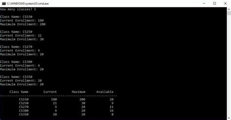 Write A C Program That Will Produce A Report Showing