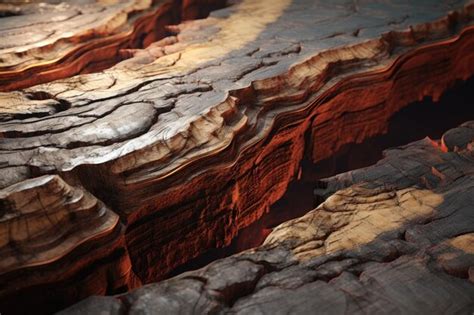 Premium Photo Identifying Soil Layers Through Color Texture And Erosion