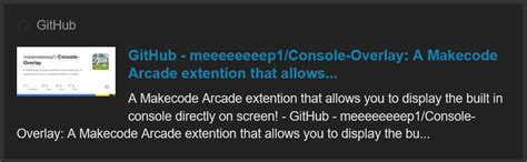 Makecode Arcade Mini Extentions Functions Arcade Microsoft Makecode