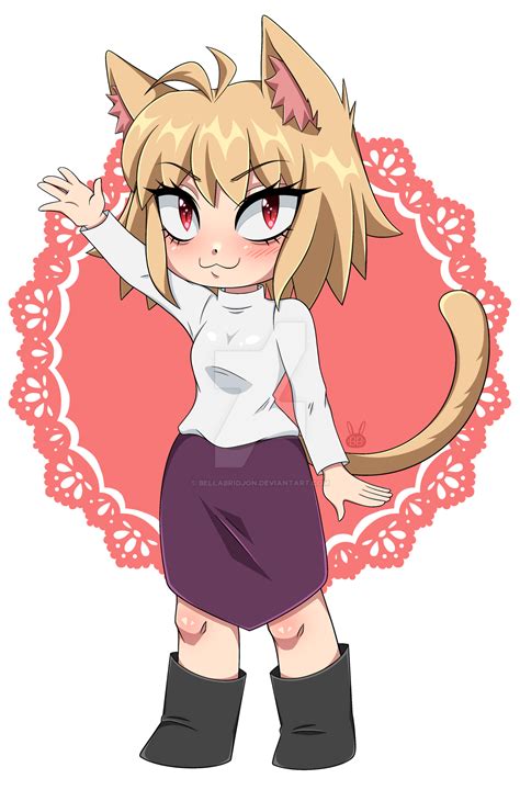 Chibi Neco Arc Type Moon Commission By Bellabridjon On Deviantart