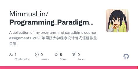 Github Minmuslinprogrammingparadigmscourseassignments A Collection Of My Programming