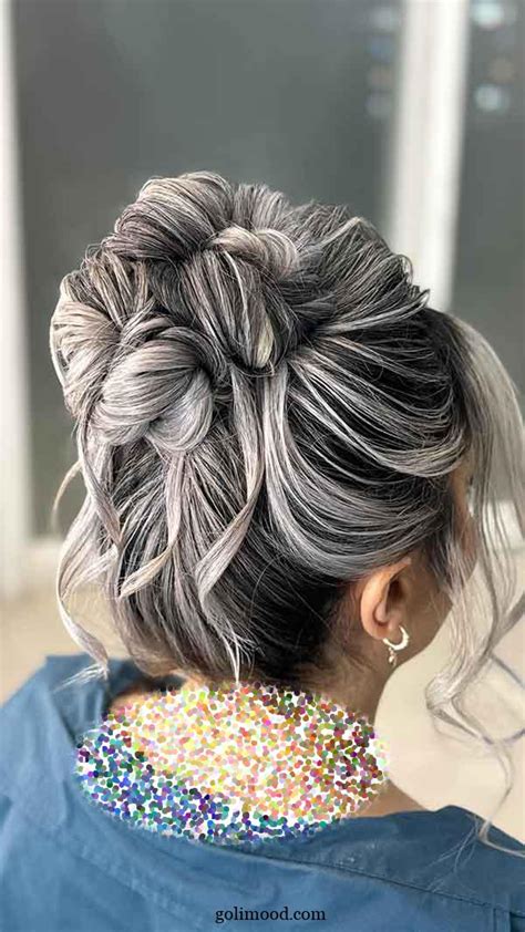 مدل شینیون موی کوتاه ” 2024؛ بعد چند سال باز هم از مد نمیافته عکس