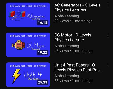 Ac Generators And Dc Motors Lectures R Igcse
