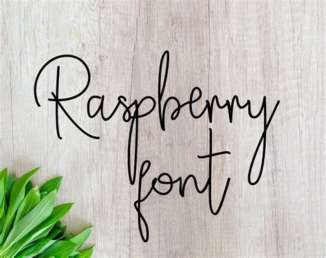 Fonts Raspberry Font Otf Font Svg Wedding Font Svg Cutfile Calligraphy