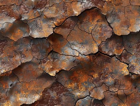Textured Surface Of Metal With Rough Rust Streaks Stock Illustration Illustration Of