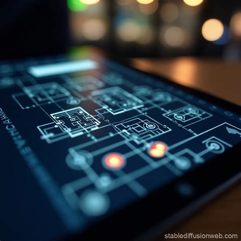 Qr Code Scanning Schematic Stable Diffusion Online