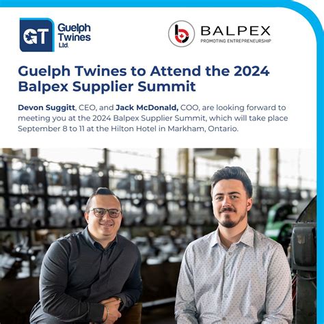 Balpex Balpexsuppliersummit Twine Monofilament Guelph Twines Ltd