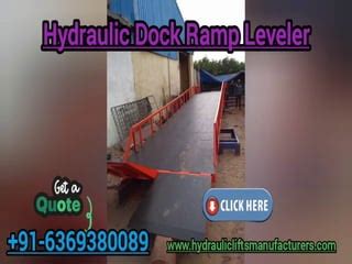 Hydraulic Dock Ramp Manufacturers Ppt