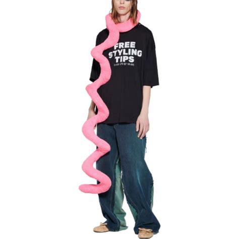 Balenciaga Free Styling Tips T Shirt Black White 744439tovg29034