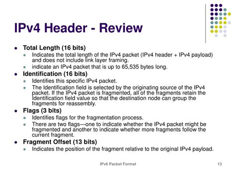 PPT IPv6 Packet Format PowerPoint Presentation Free Download ID 450820