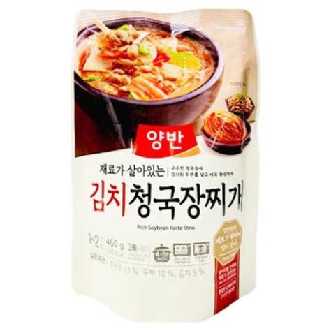 양반김치청국장찌개 460G 주 동원F B 배민스토어