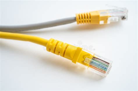 Ethernet Cable For Connect To Wireless Router Link To Internet Service Provider Internet Network