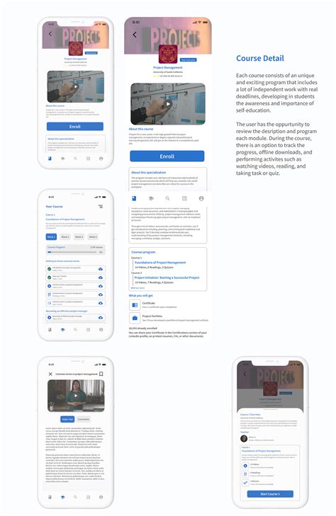 E Learning Mobile Application UX Case Study On Behance