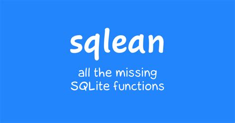 Sqlite扩展插件终极集合 知乎