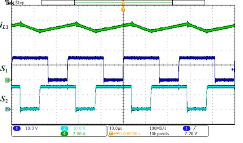 Waveforms Of The Combined Boost Converter For Gate Driving Signals Vgs1 Download Scientific