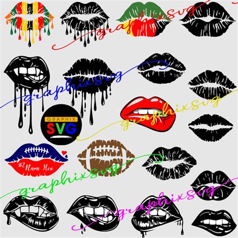 Sexy Lips Dripping Lips Svg Rolling Stones Lips Eps Vampire Teeth P