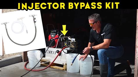Injector Bypass Kits How To Increase Flow And Reduce Rinse Time On Your Pressure Washing Youtube