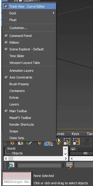 Solved Closing Mini Curve Editor In 3ds Max 2019 Autodesk Community