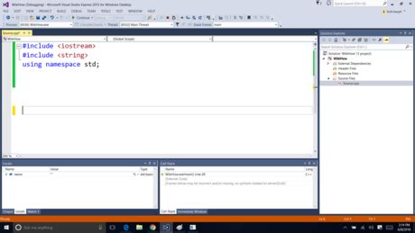 How To Receive Input And Display Output In C Using Microsoft Visual Studios