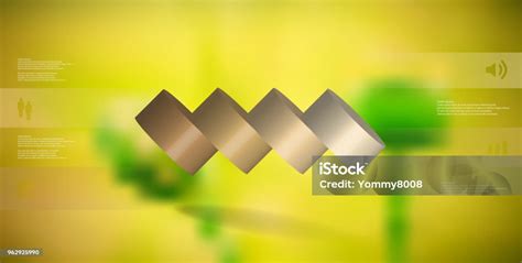 모티브는 쏟 았 네 갈색 부분을 가로로 슬라이스 실린더의 3d 그림 Infographic 템플릿 간단한 로그인 텍스트 색상 배너에 있다입니다 배경 흐린된 사진입니다 3차원