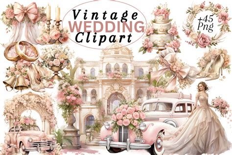 Wedding Clipart Vintage