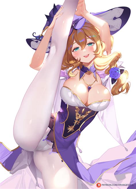 Lisa Genshin Impact Drawn By Orange Sekaii Danbooru