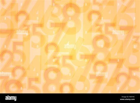 Orange Numbers Abstract Eps10 Vector Background Stock Vector Image And Art Alamy