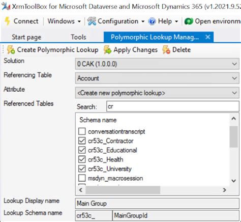 dynamics 365 how to create polymorphic lookup attribute or multi table lookup