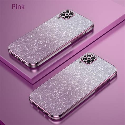Acquista For Samsung Galaxy A22 Luxury Electroplated Glitter Case For